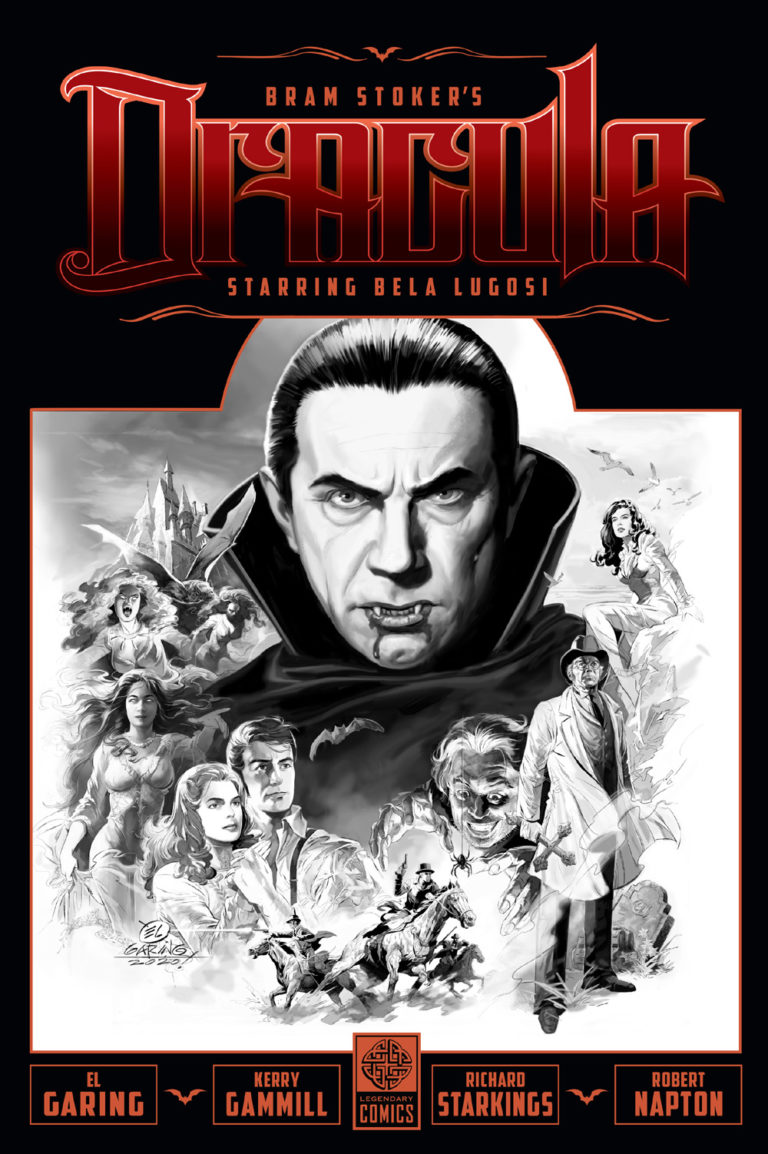 Cover Art for Legendary Comics' DRACULA Graphic Novel, Featuring Bela ...